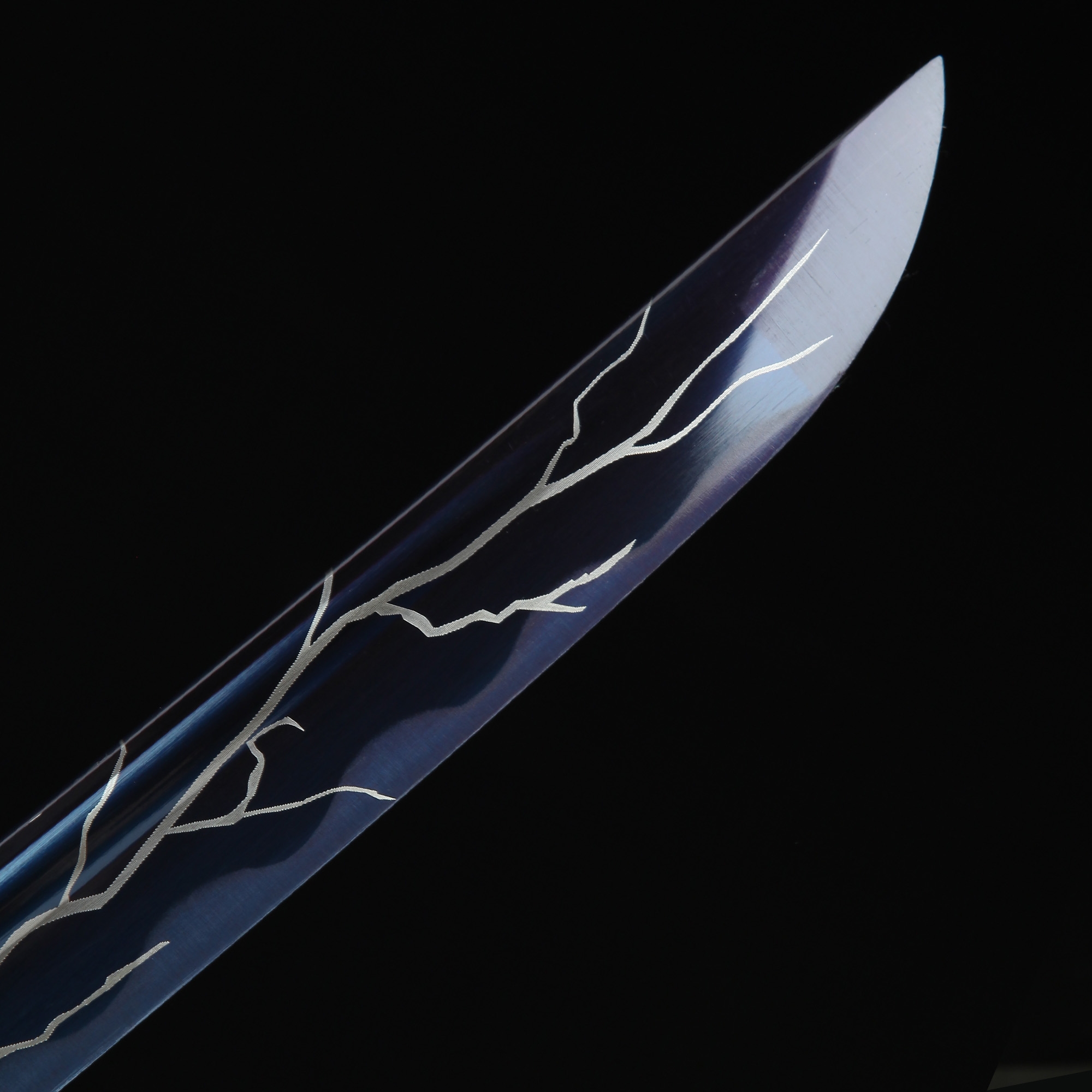 Handmade 1045 Carbon Steel Blue Blade Japanese Katana Samurai Sword ... Handmade 1045 Carbon Steel Blue Blade Japanese Katana Samurai Sword ...